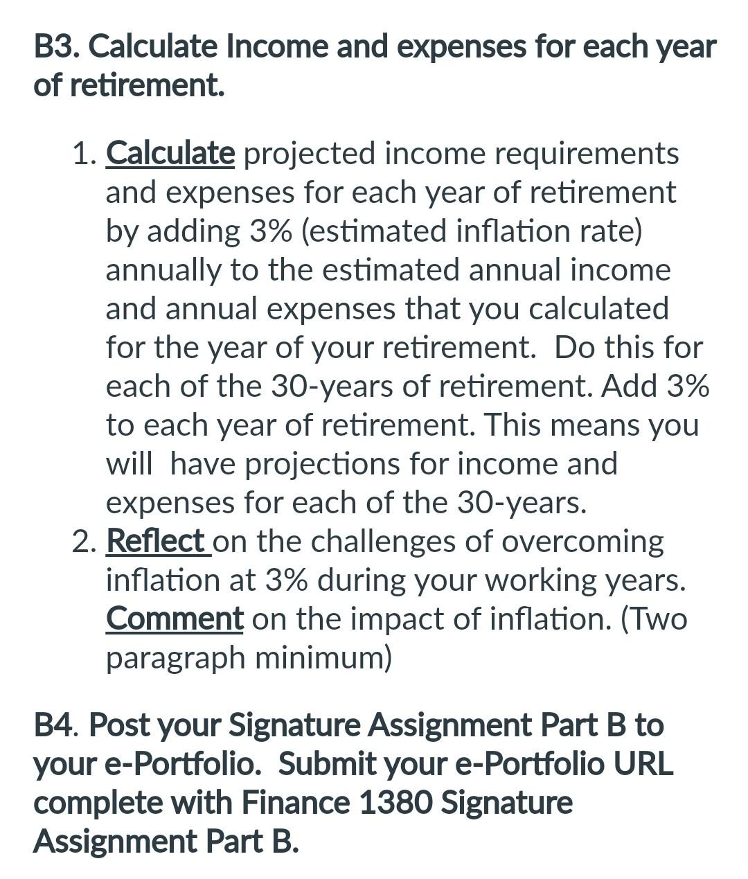 1 Estimate a retirement date based upon your | Chegg.com