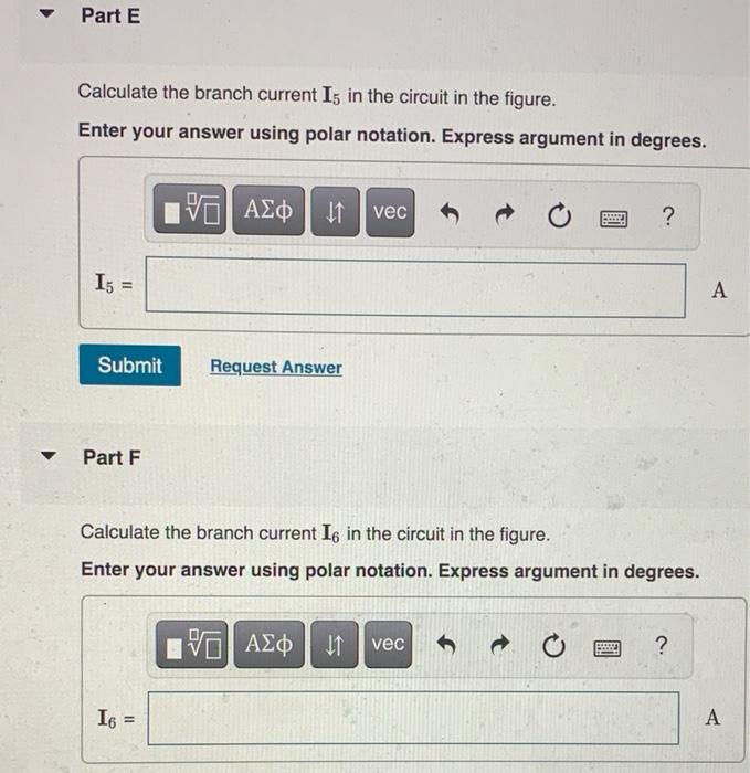 Solved Calculate the branch current I1 in the circuit in the | Chegg.com