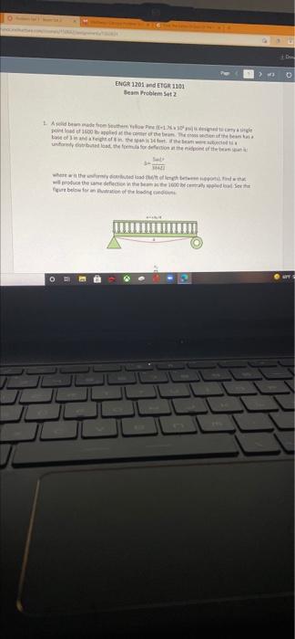 Solved ENGR 1201 and TGR 1101 Ben Problem Set 2 L. Adem | Chegg.com