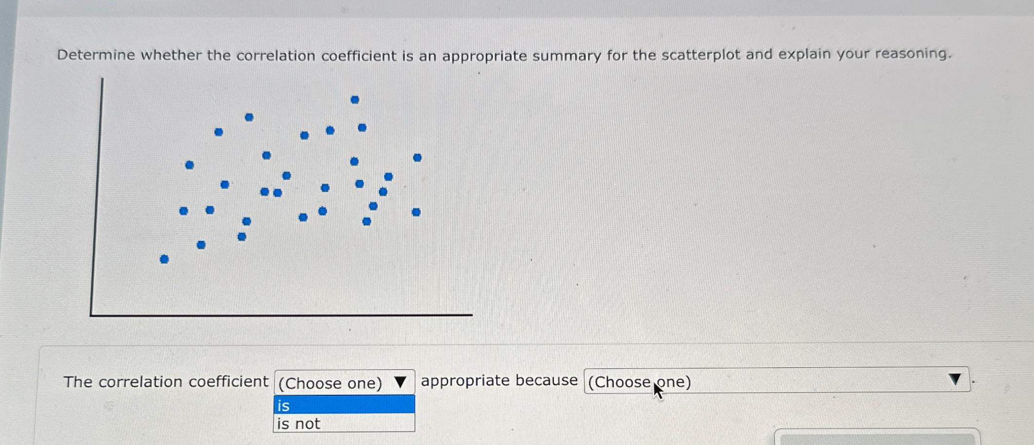 Solved Determine Whether The Correlation Coefficient Is An