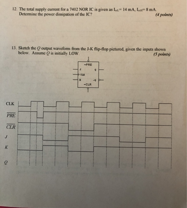 Solved 11. The input/output current specifications for 74XX | Chegg.com