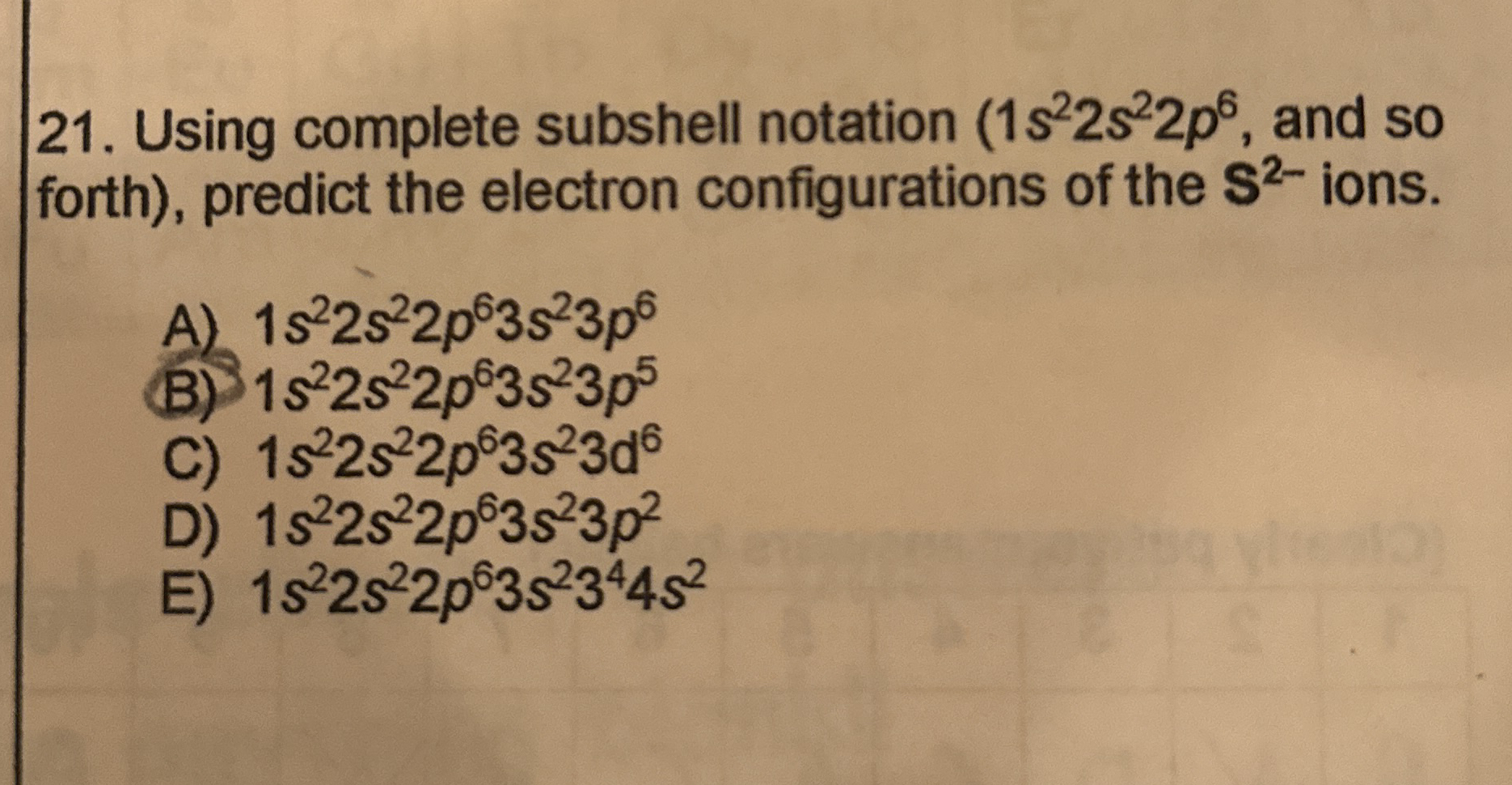 Solved by an EXPERT Using complete subshell notation , ﻿and so forth), | Chegg.com