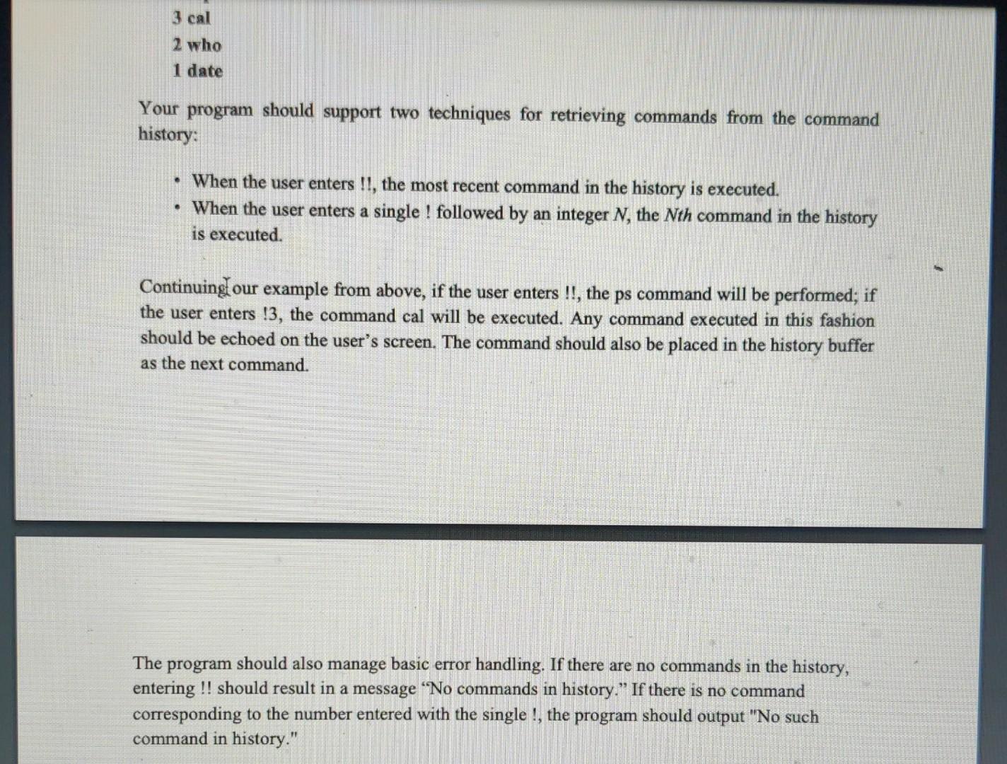 This project consists of designing a C/C++ program to | Chegg.com