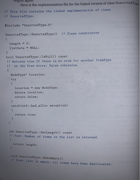 Solved 7. The specifications for the sorted list ADT state | Chegg.com