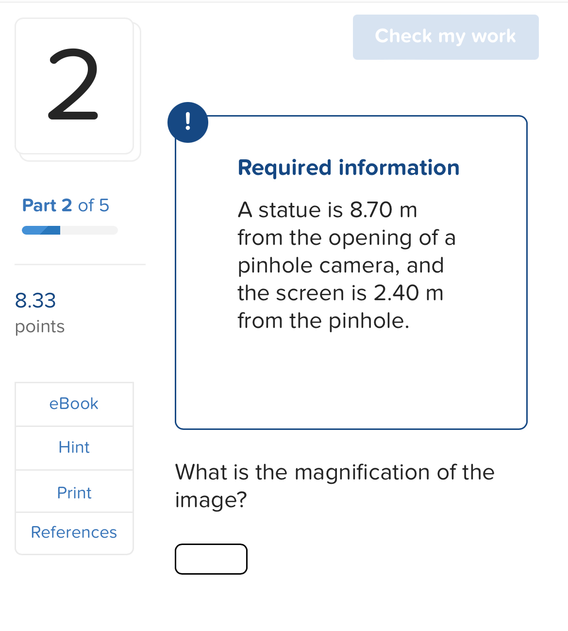 Solved Check my work Part 2 ﻿of | Chegg.com