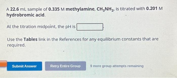 Solved A 28.8 mL sample of 0.371M dimethylamine, (CH3)2NH, | Chegg.com