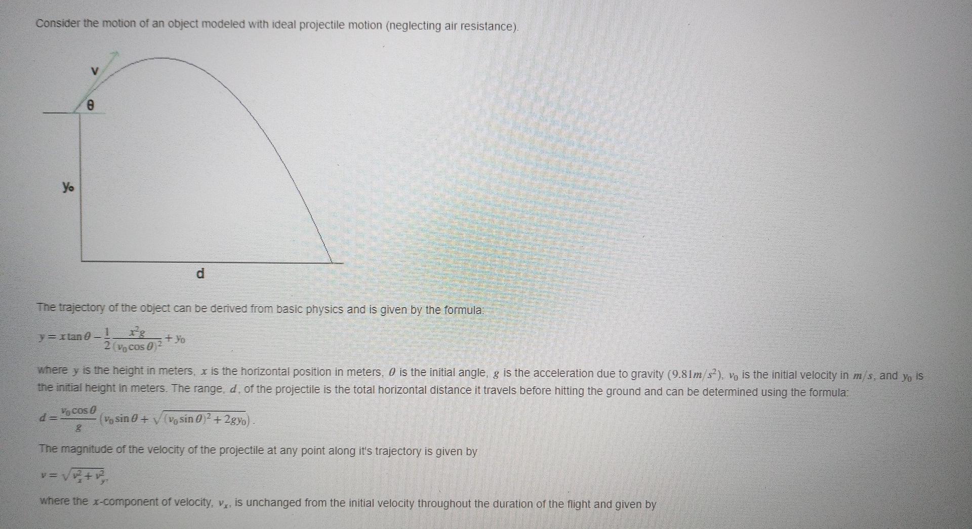 Solved Consider The Motion Of An Object Modeled With Ideal