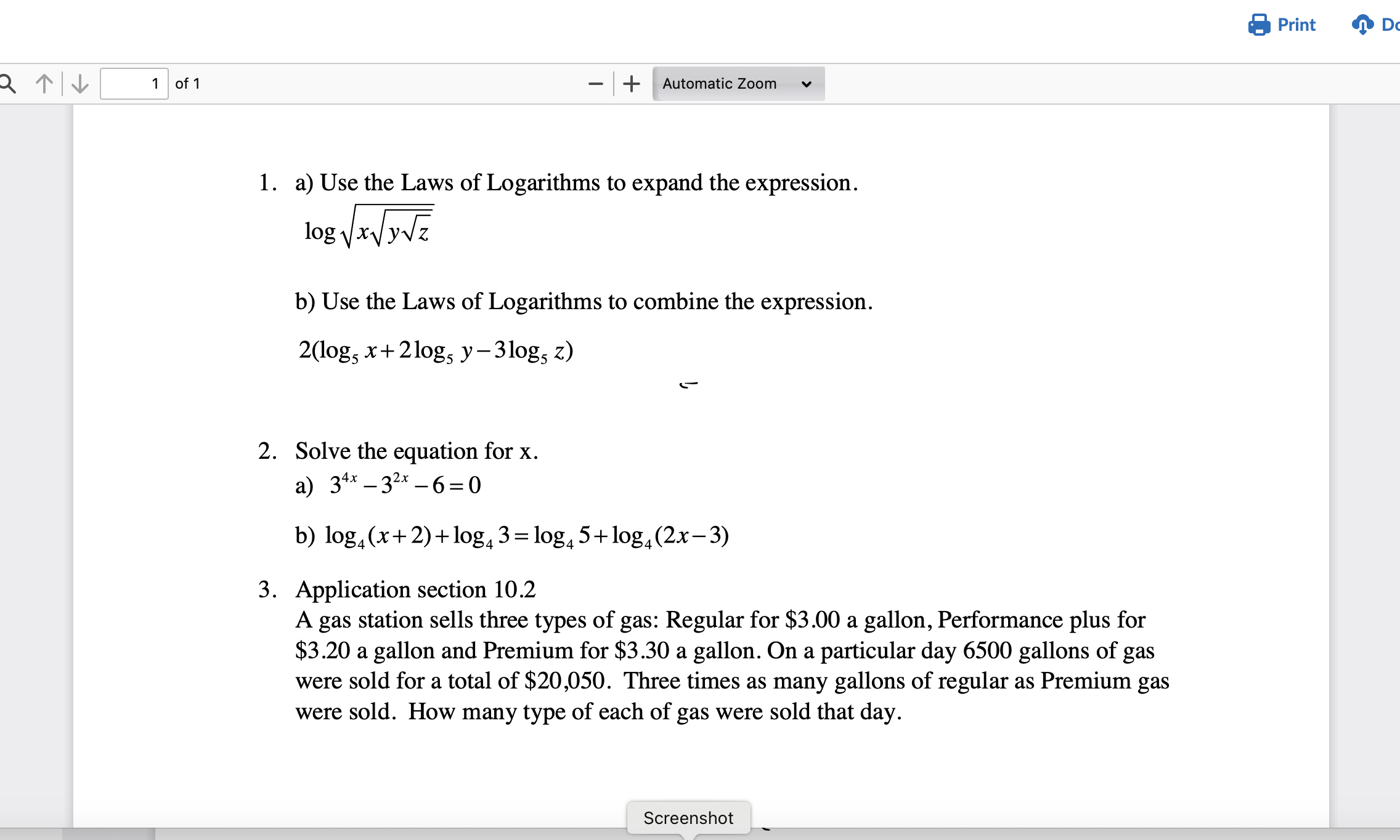 Solved Instruction: Post your answer, complete solution | Chegg.com