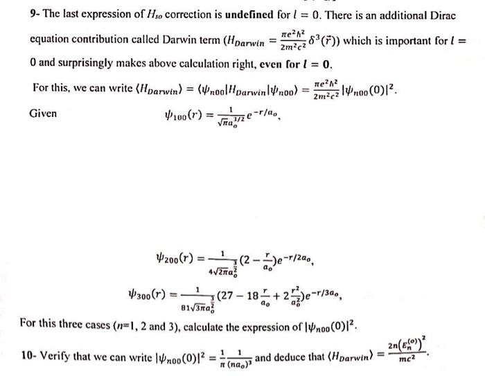 Solved 9- The last expression of Hso correction is undefined | Chegg.com