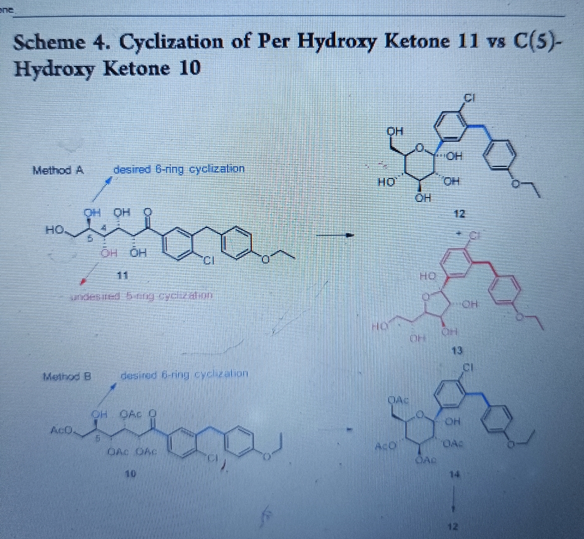 Solved Scheme 4. ﻿Cyclization of Per Hydroxy Ketone 11 ﻿vs | Chegg.com