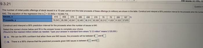 Solved PW Score 50.18%, 12 9.3.21 Q The number of initial | Chegg.com