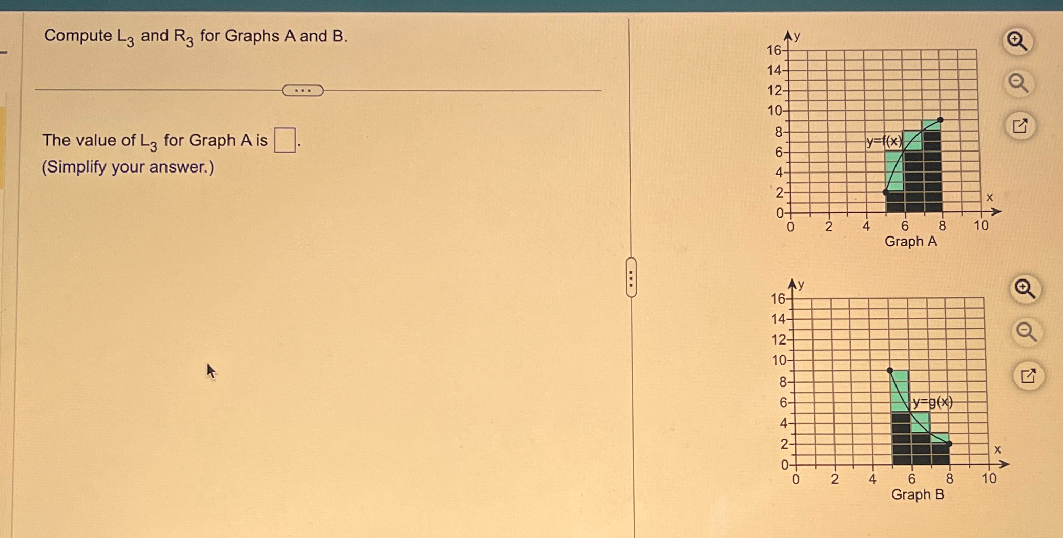 Solved Compute L3 ﻿and R3 ﻿for Graphs A and B.The value of | Chegg.com