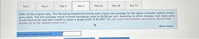 Solved Problem 6-22 (Algo) CVP Applications; Contribution | Chegg.com