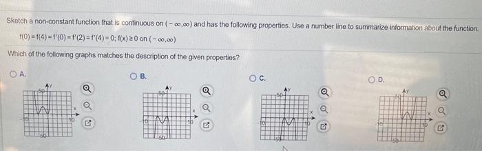 Solved Sketch a non-constant function that is continuous on | Chegg.com