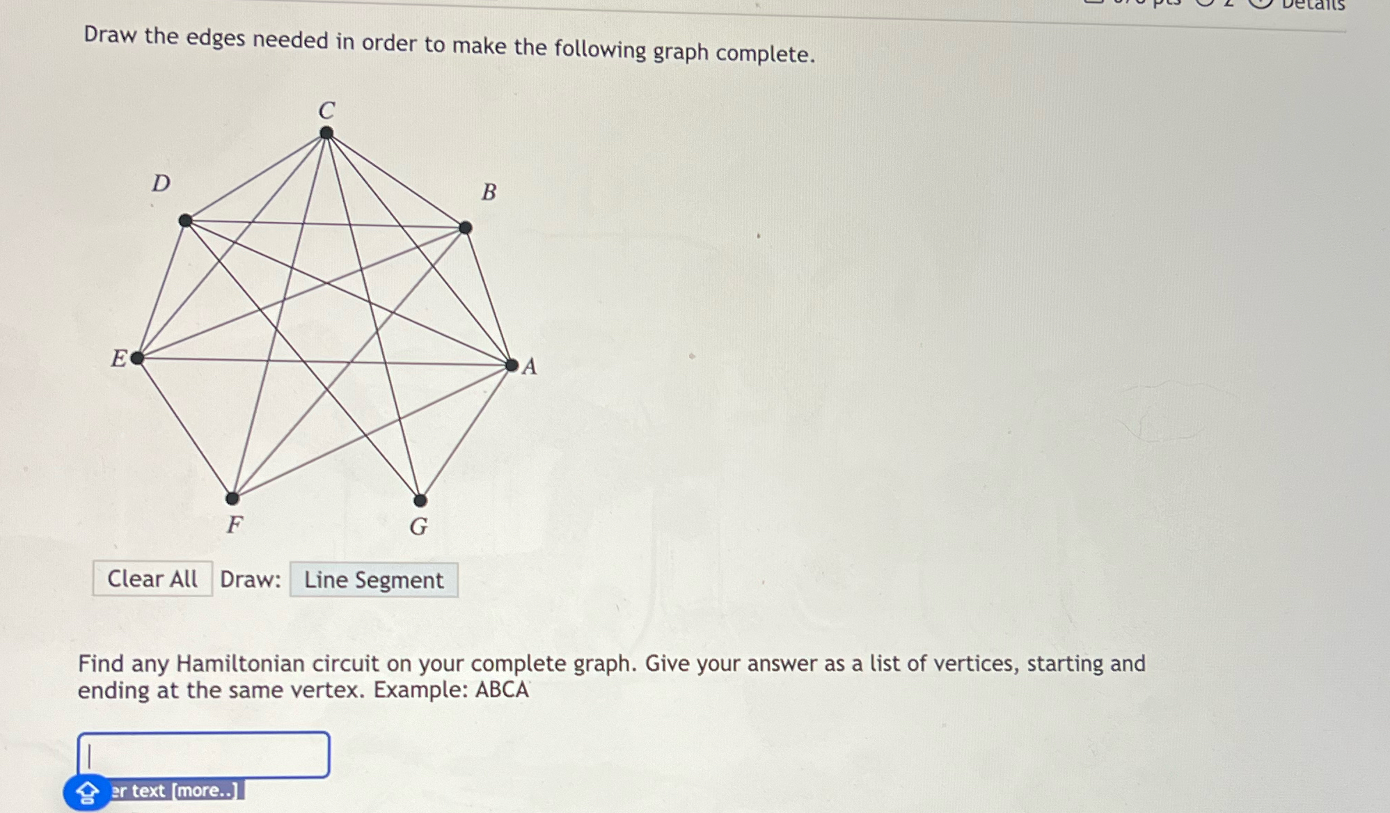 Solved Draw the edges needed in order to make the following | Chegg.com