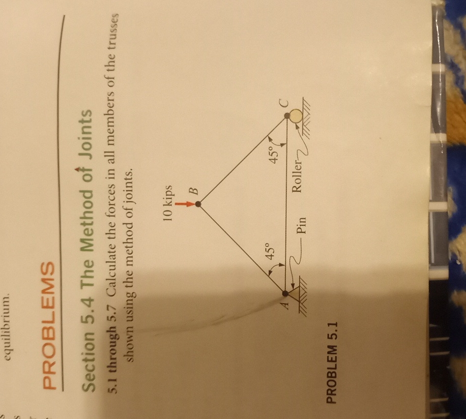 Solved equilibrium.PROBLEMSSection 5.4 ﻿The Method of | Chegg.com