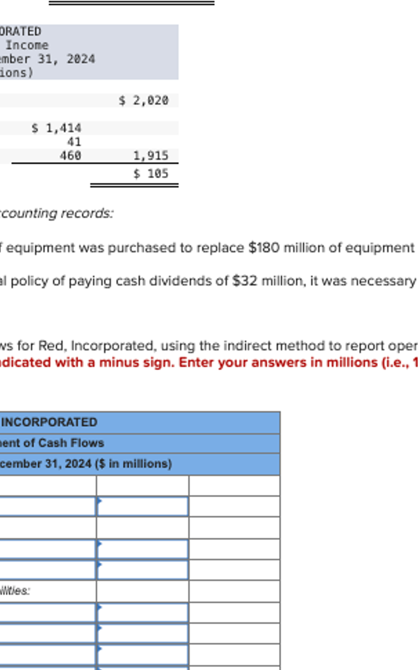 Solved counting records:equipment was purchased to replace | Chegg.com