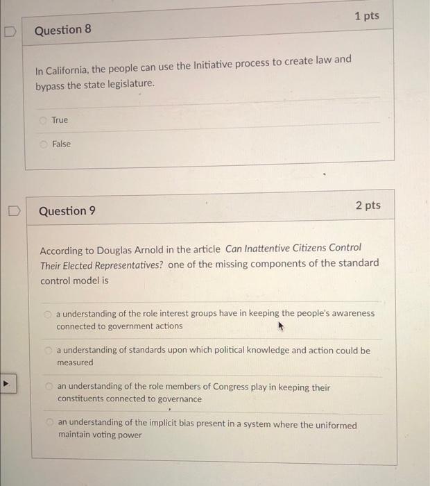 In California, the people can use the Initiative | Chegg.com