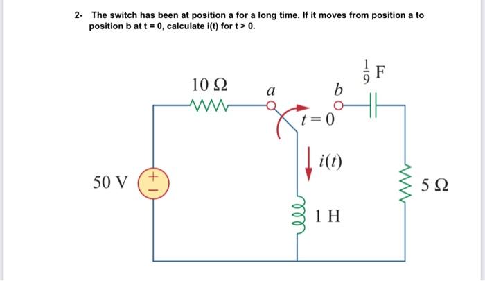 Solved Circuits question please solve the following question | Chegg.com