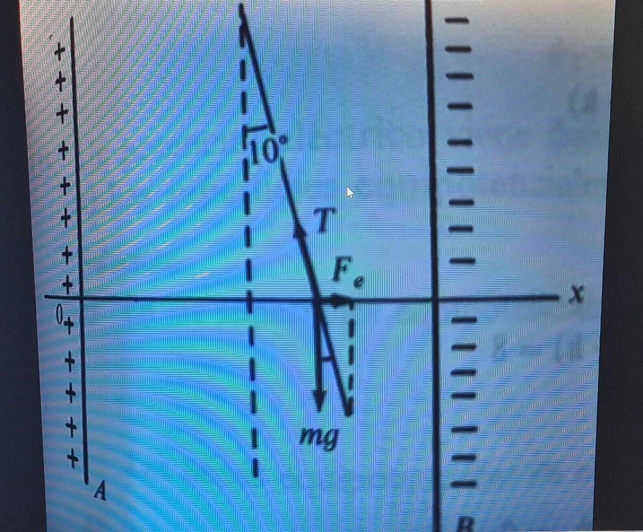 Solved A pendulum whose mass is a sphere of 2g hangs from a | Chegg.com