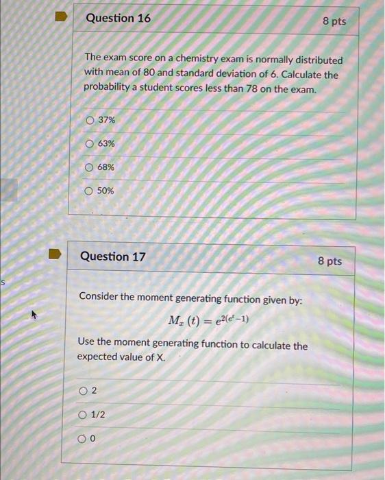 Solved Consider the density function given in the table. | Chegg.com
