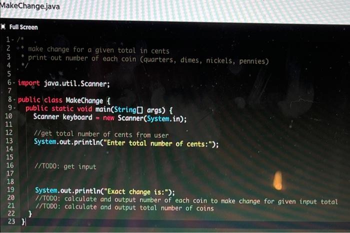 Solved DESCRIPTION Complete the following program that makes | Chegg.com