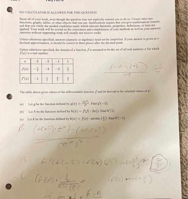 Solved I have it solved, but in the b they used chain rule | Chegg.com