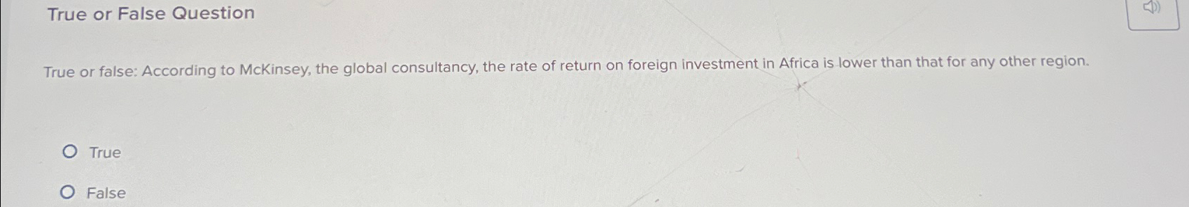 Solved True Or False Questiontrue Or False According To 0117