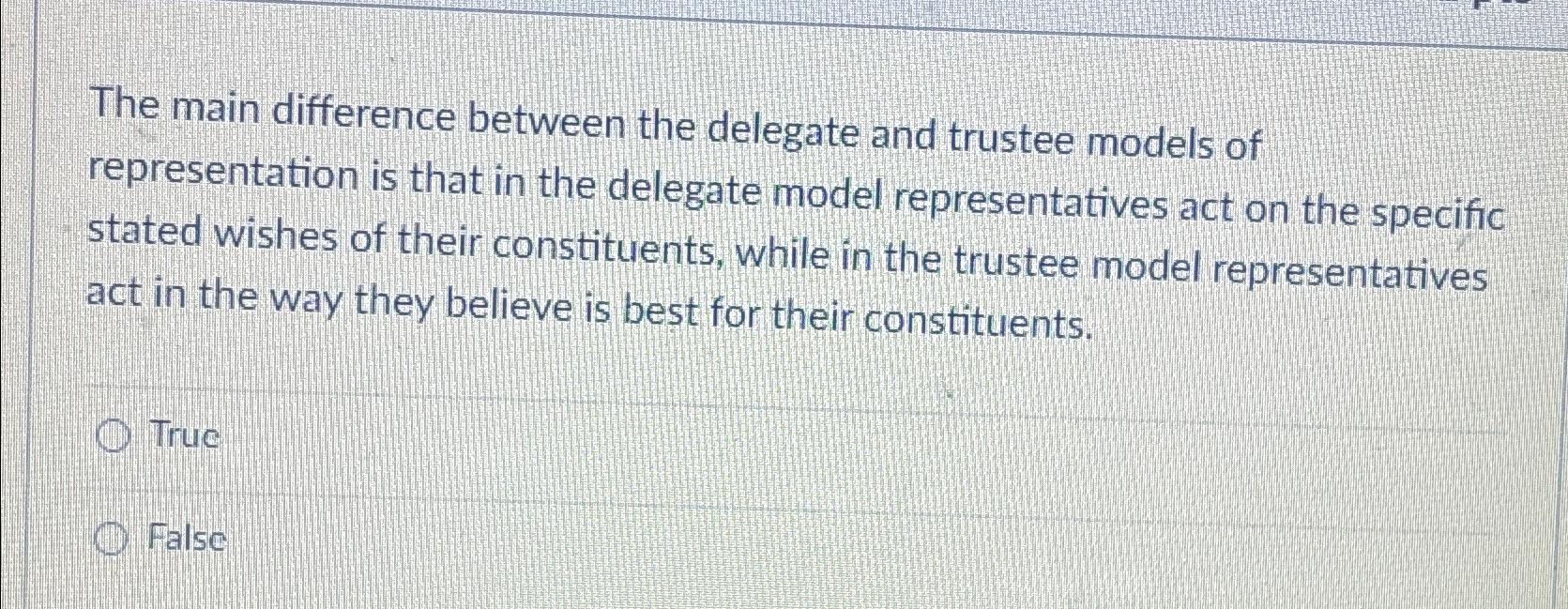 Solved The main difference between the delegate and trustee | Chegg.com