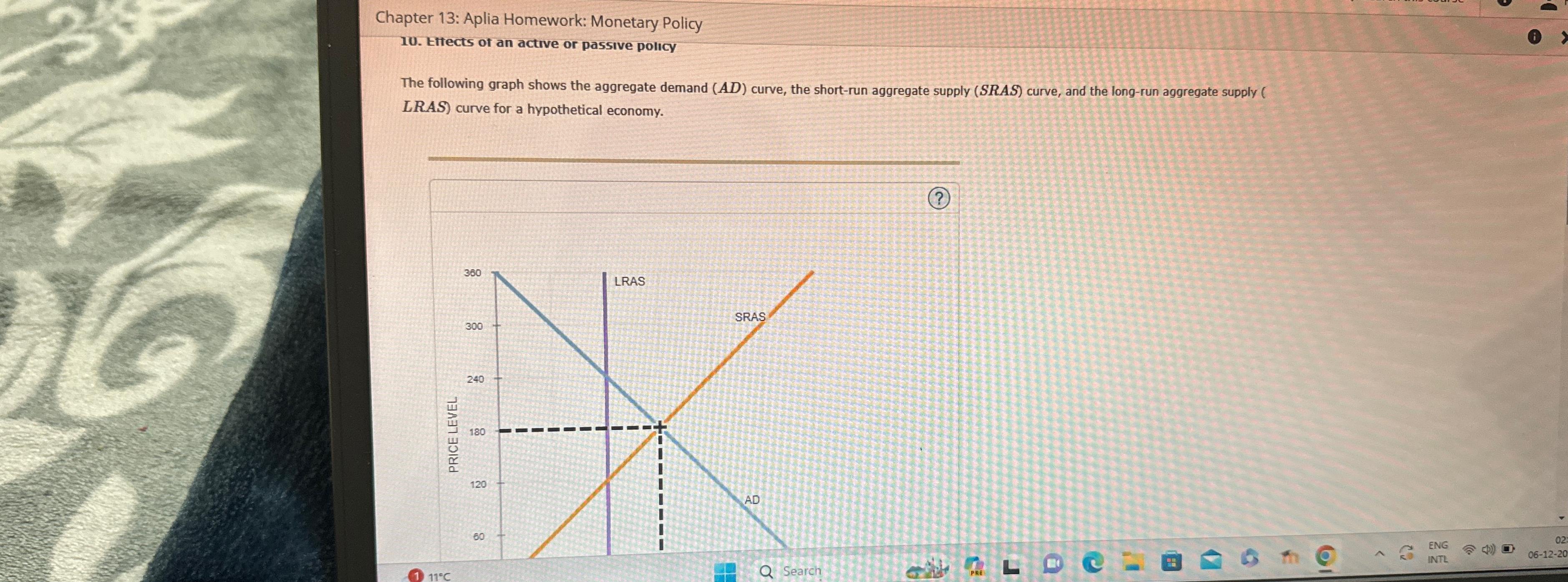 Solved Chapter 13: Aplia Homework: Monetary Policy10. | Chegg.com
