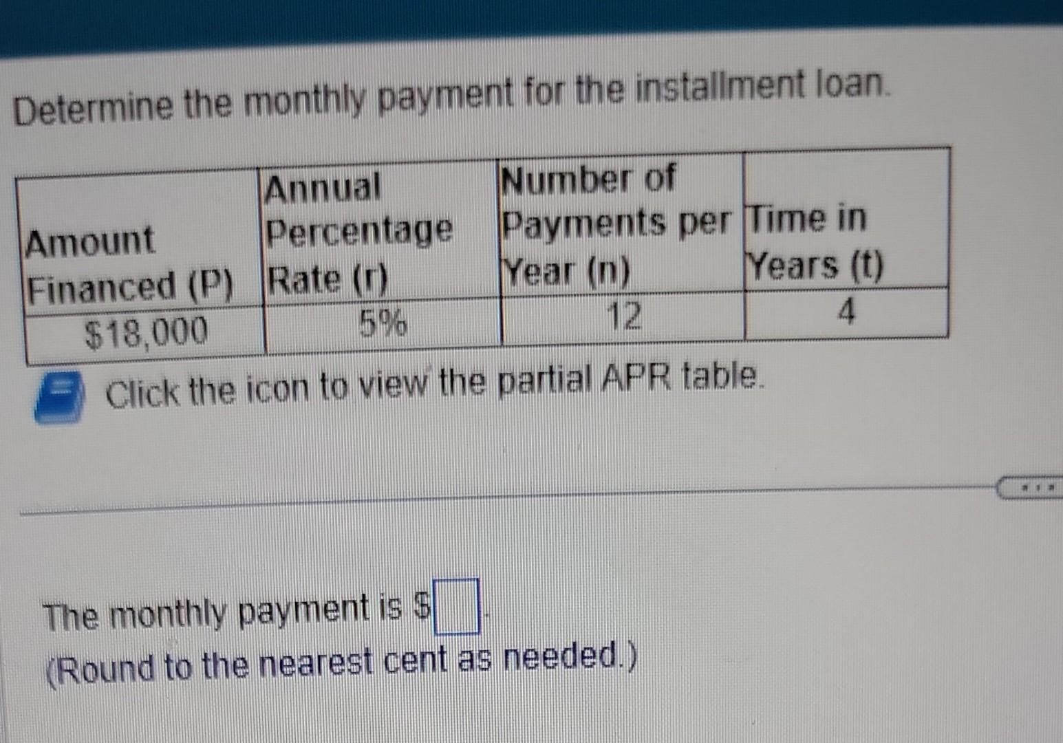 Installment Payment