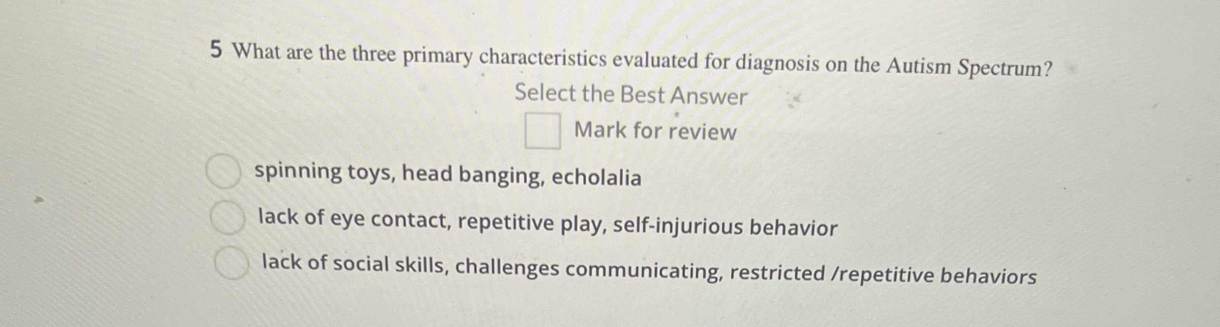 Solved 5 ﻿What are the three primary characteristics | Chegg.com