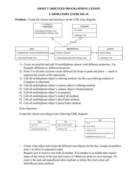 Solved 1) Create an arraylist and add 10 mobilephone objects | Chegg.com