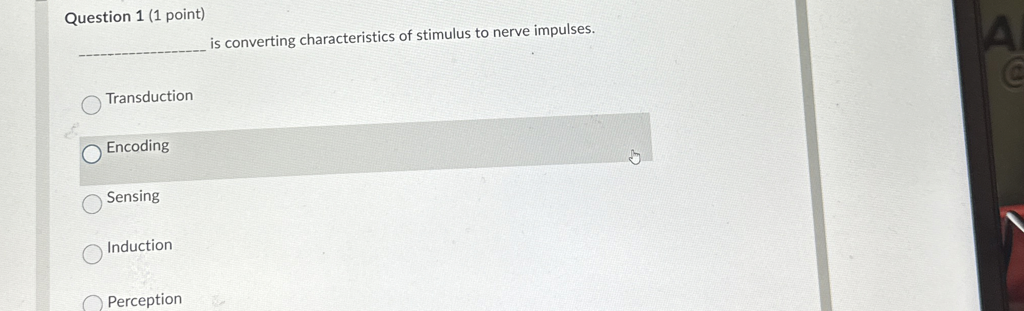 Solved Question 1 (1 ﻿point) ﻿is converting characteristics | Chegg.com