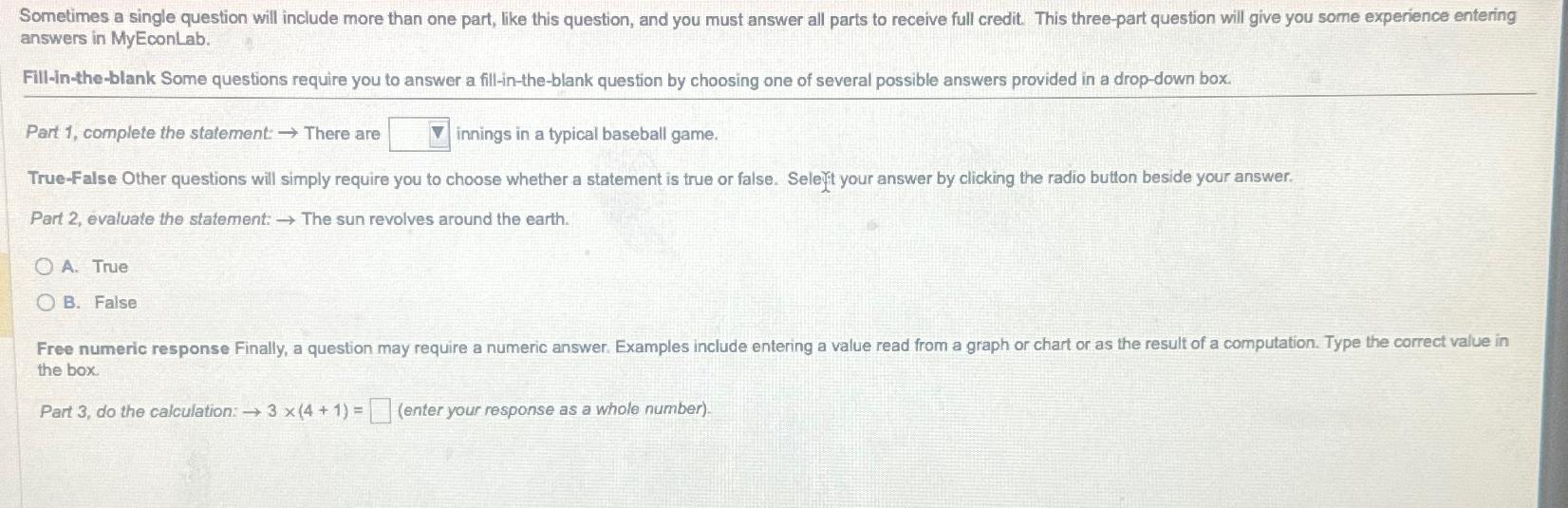 Solved answers in MyEconLab.Fill-in-the-blank Some questions | Chegg.com