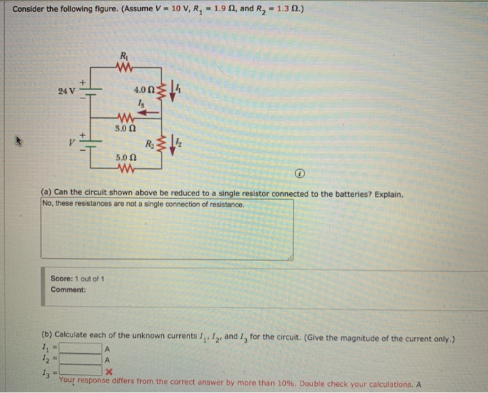 Solved Consider the following figure. (Assume V = 10 V, R = | Chegg.com