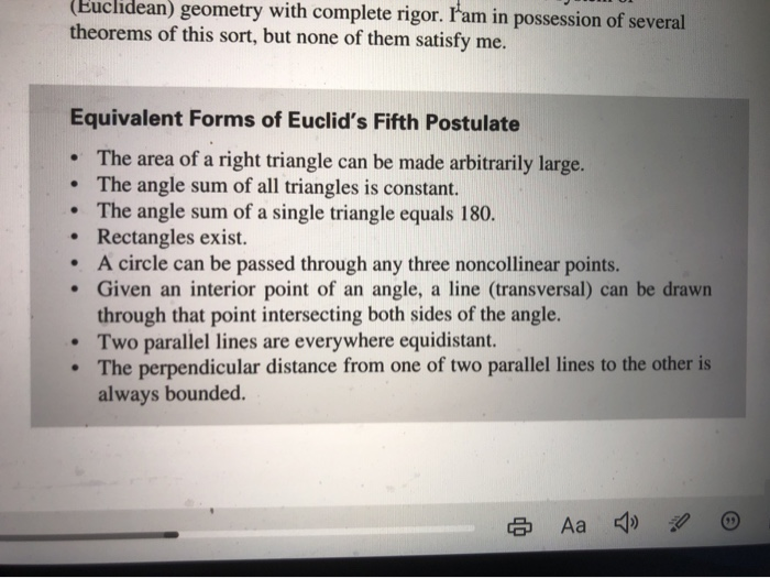 Satisfy yourself that the first three statements in | Chegg.com