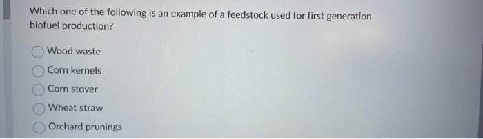 Solved Which one of the following is an example of a | Chegg.com