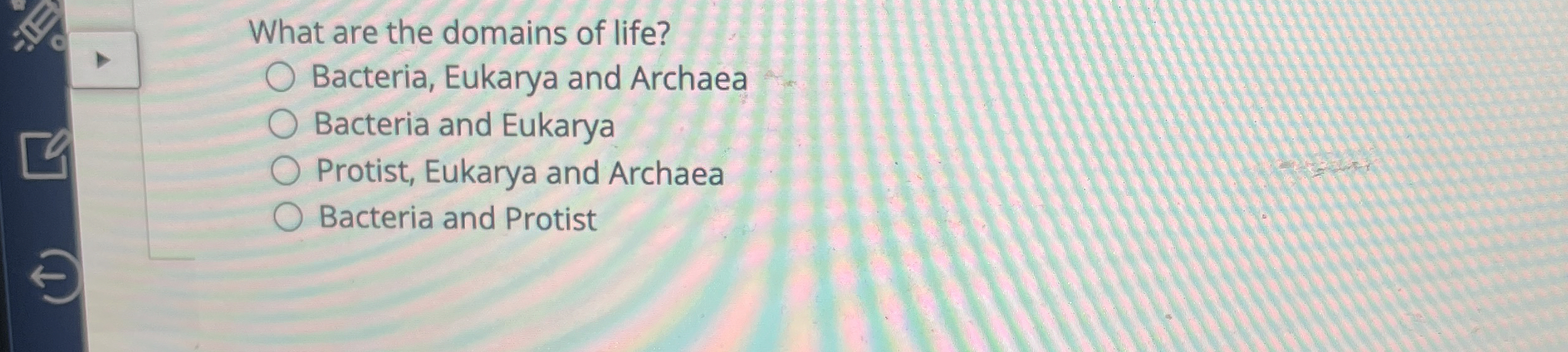 Solved What are the domains of life?Bacteria, Eukarya and | Chegg.com