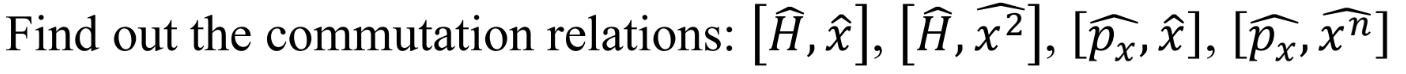 Solved Find out the commutation relations: | Chegg.com