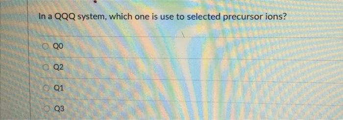 Solved Which one is the sample inlet in MS? Tof QQQ ESI LC | Chegg.com