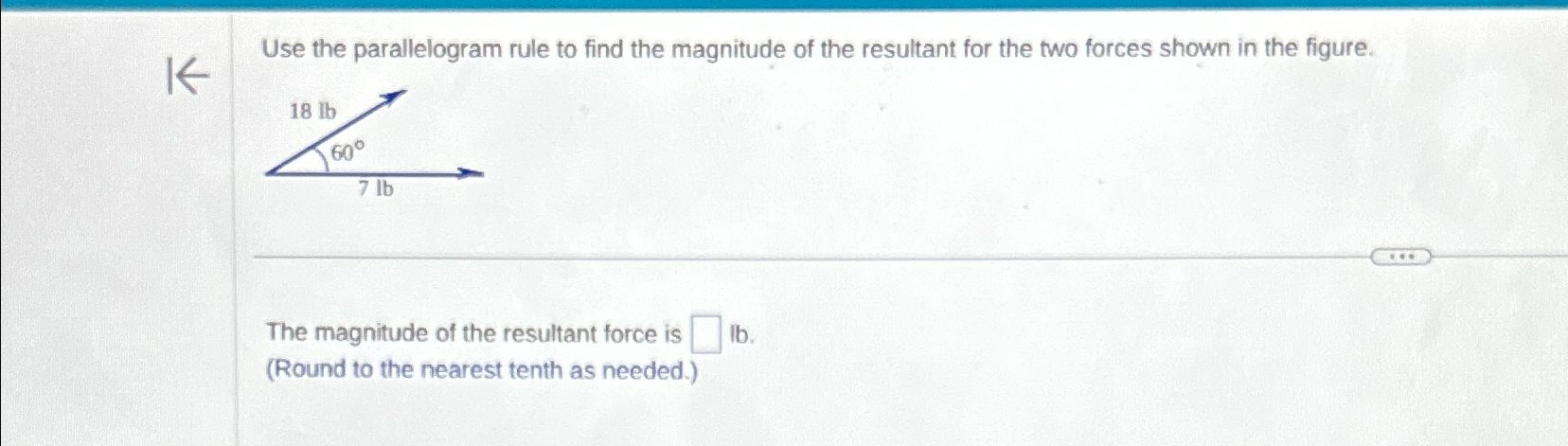Solved Use the parallelogram rule to find the magnitude of | Chegg.com