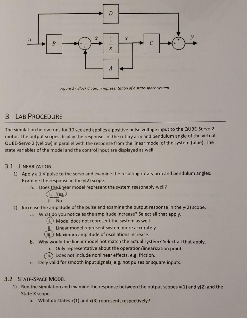 Solved QUBE-Servo - Pendulum Modelling 1 MOTIVATION | Chegg.com