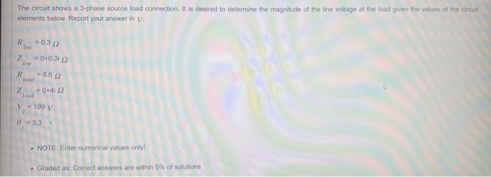 Solved The circuit shows a 3-phase source load connection. | Chegg.com