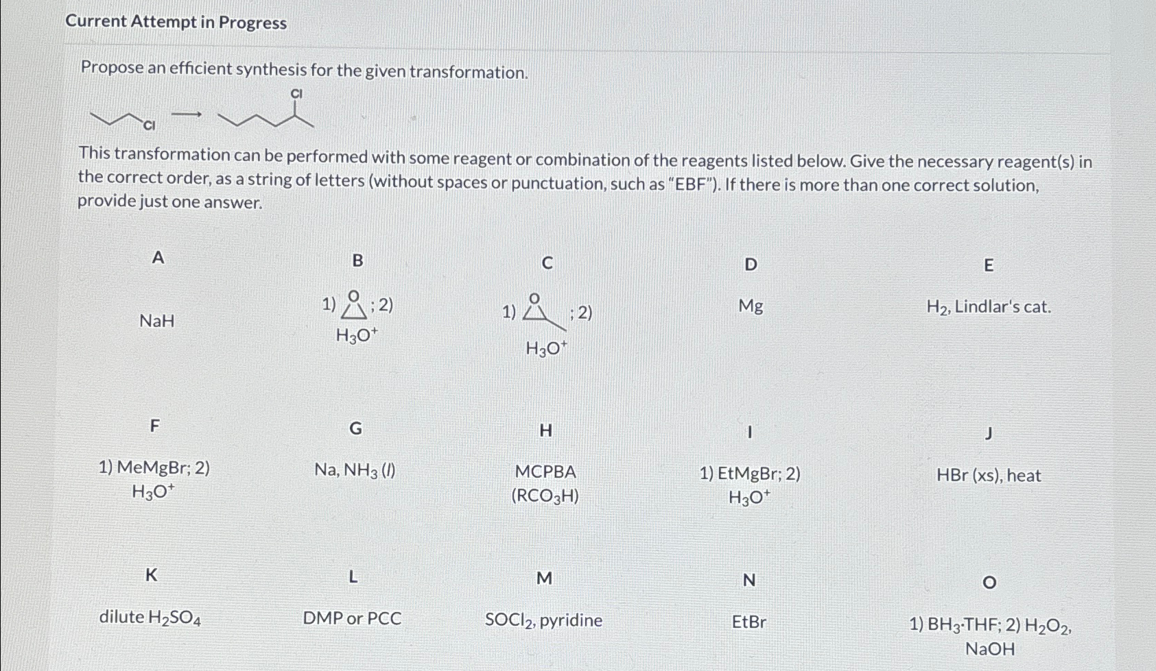 Solved Propose an efficient synthesis for the given | Chegg.com