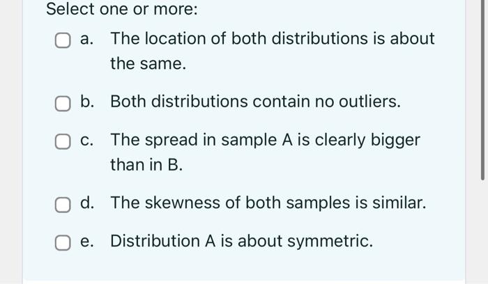 Solved In the following figure the distributions of a | Chegg.com