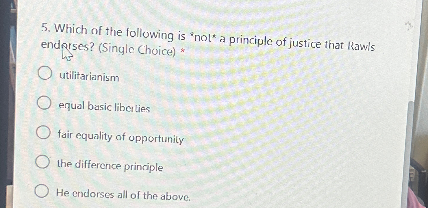 Solved Which of the following is ?** ﻿not ?** ﻿a principle | Chegg.com