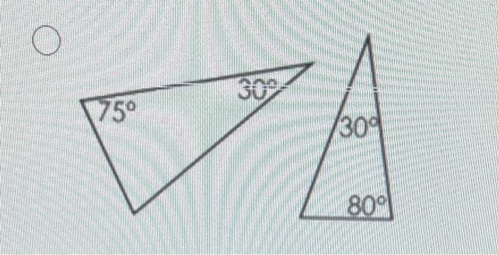 Solved Which pair of triangles are similar? | Chegg.com