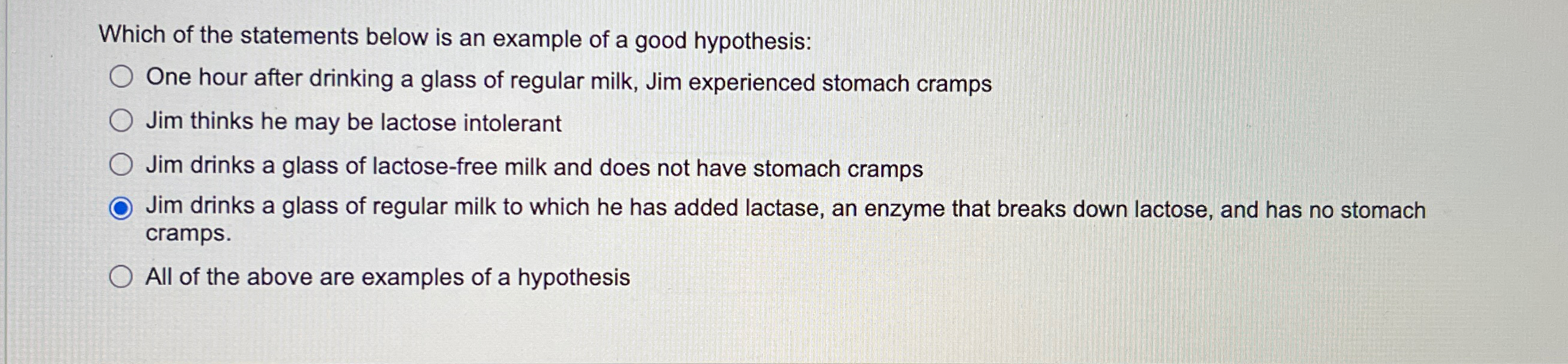 Solved by an EXPERT Which of the statements below is an example of a good | Chegg.com