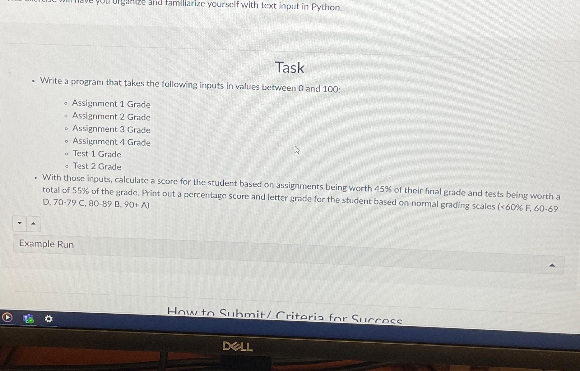Solved TaskWrite a program that takes the following inputs | Chegg.com